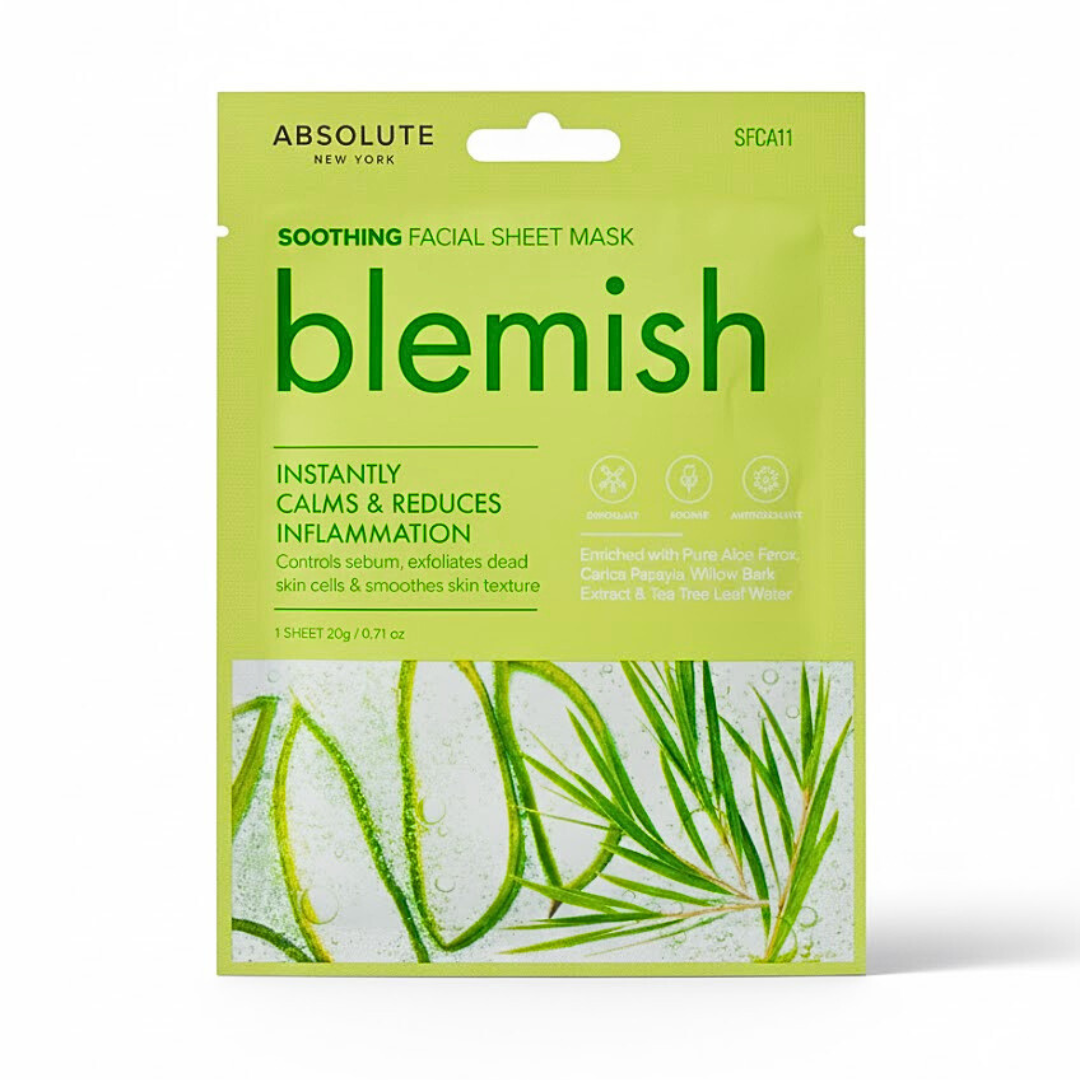 Absolute New York Blemish Facial Sheet Mask – LACDP